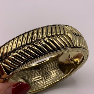 Heidi Daus | Jewelry | Heidi Daus Gold Tone Multicoloured Crystal Wide ...